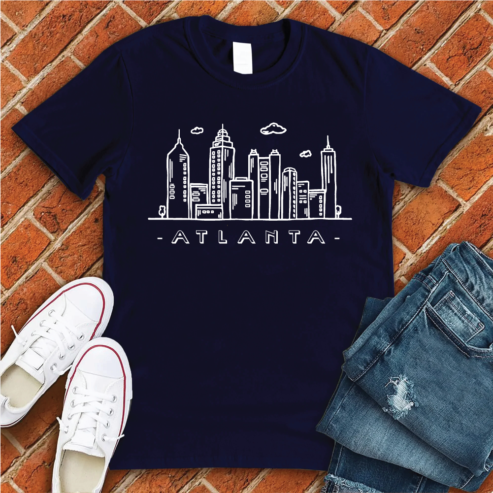Atlanta Doodle Skyline Tee – City Tees