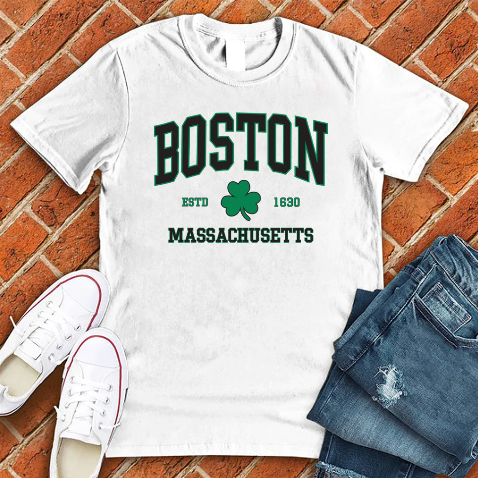 Boston Mass Clover Tee – City Tees